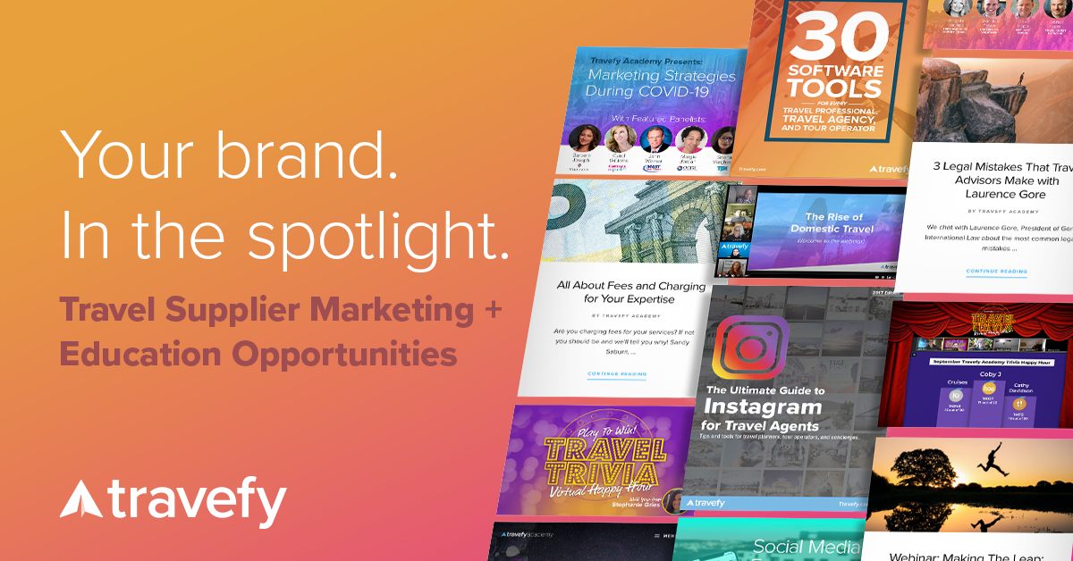 Supplier Integration + Marketing Opportunities | Travefy